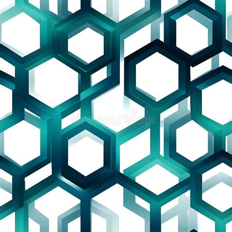 Interlocking Hexagons Create An Abstract Geometric Pattern With A 3d Effect The Stock