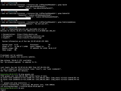manage aws vpc using aws cli