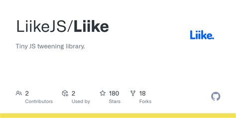 Github Liikejs Liike Tiny Js Tweening Library