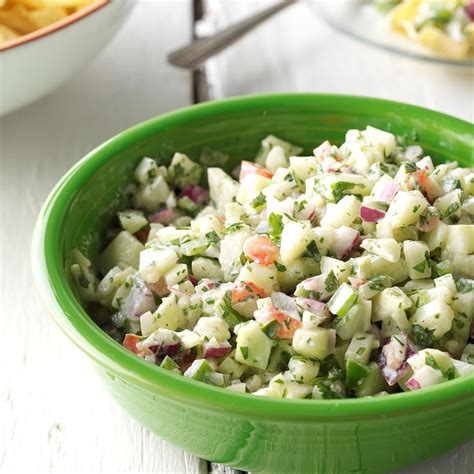 Crisp Cucumber Salsa Recipe Taste Of Home