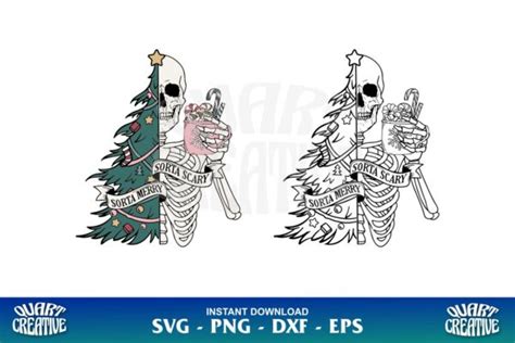 Sorta Merry Sorta Scary Svg Cut File Gravectory