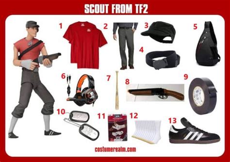 Tf2 Scout Costume 💥 Halloween Guide Costume Realm