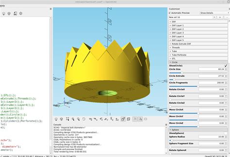 D Part Design With Inkscape And Openscad Making A Hirth Joint
