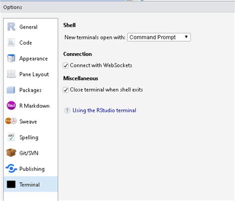 Blank Unresponsive Terminal Pane RStudio IDE Posit Community