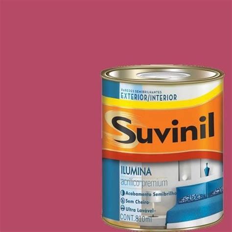 Tinta Acrilica Semi Brilho Premium Suvinil Carmesim 900ml Madeiramadeira