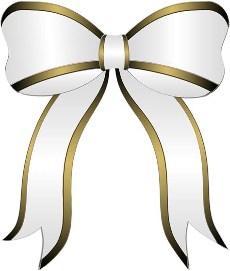 White Bow Clipart 3937703 Clipart Library
