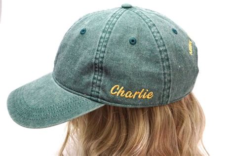 Embroidery Text Add On Add Custom Text To Any Of Our Hat Designs Side