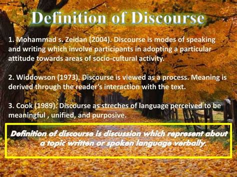 Discourse Analysis Intro To Linguistics Pptx