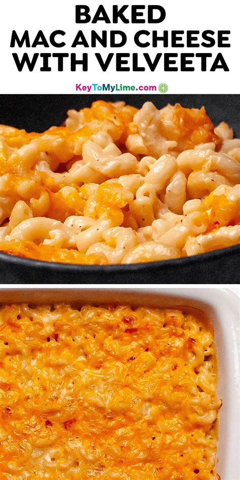 Baked Mac and Cheese with Velveeta {Easy, Creamy, Cheesy!} - Key To My ...