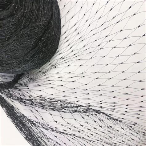 Lightweight Bird Netting Reusable Uv Resistant Polyethylene Net Mesh Cuttable Black Anti Bird