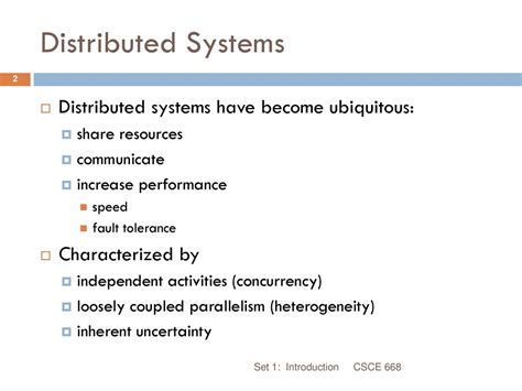 Csce 668 Distributed Algorithms And Systems Ppt Download