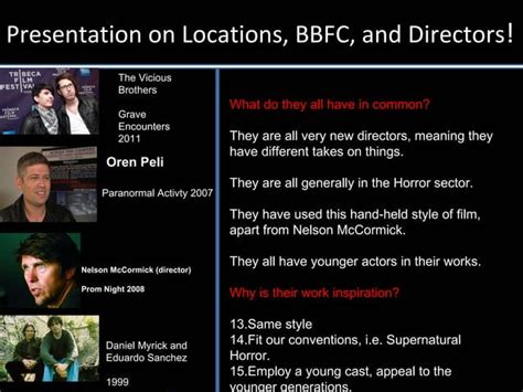 Media Presentation Reseach Into Bbfc Rating And Locations Ppt