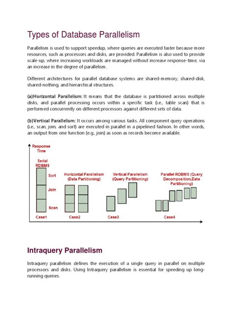 Types Of Database Parallelism Pdf