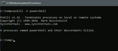 Terminate Windows Processes With Pskill 4sysops