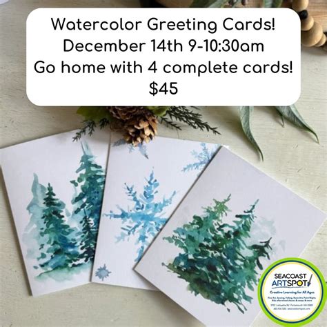 Watercolor Greeting Cards 45 Seacoast Art Spot