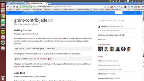 como usar o grunt task mananger js cby youtube