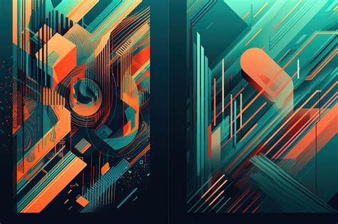 Premium Ai Image Abstract Backgrounds Generative Ai