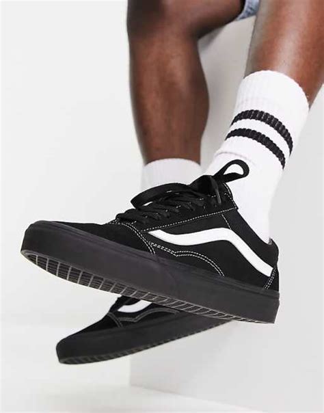 Vans Old Skool Suede Sneakers In Black Asos