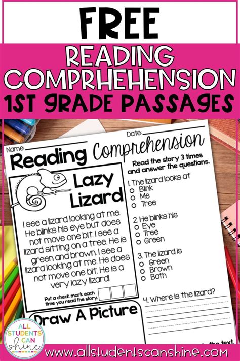 First Grade Reading Passages Artofit
