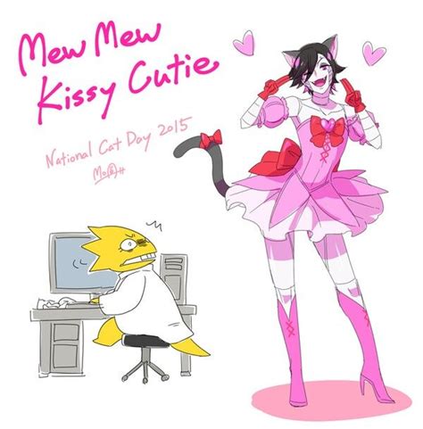 Undertale Mettaton And Alphys Mew Mew Kissy Cutie ヽ ･ω･ 丿 Why Isnt This Mew