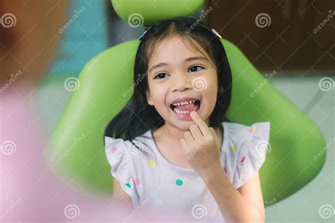 Close Up Portrait Of A Caucasian Girl Having An Examination At The