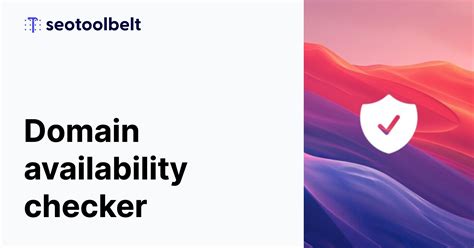 Domain Availability Checker Seo Toolbelt