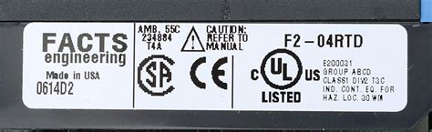 Temperature Input Module RTD Ch PN F RTD AutomationDirect