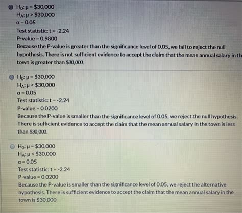 Solved Test The Given Claim By Using The P Value Method Of