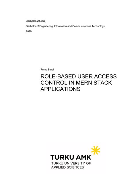 role based user access control in mern stack applications docslib