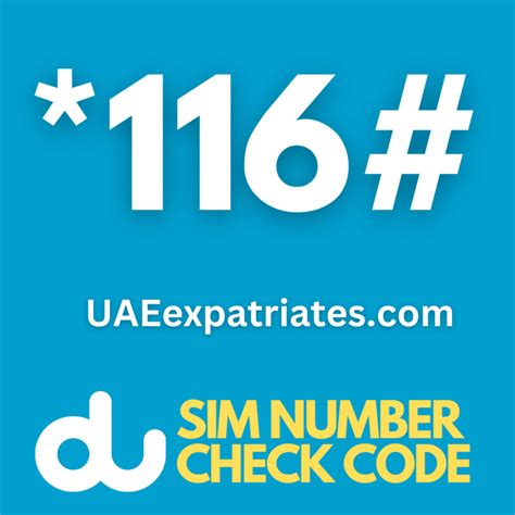 3 Ways To Check Your Du SIM Number In The UAE UAE Expats