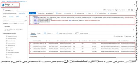 Azure Function Logs Location Azure Lessons
