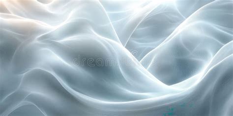 Abstract Waves Of Light Blue And White Fabric Like Textures Stock Illustration Illustration