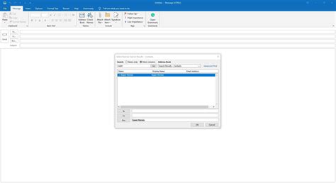 Emailing To A Distribution List In Outlook