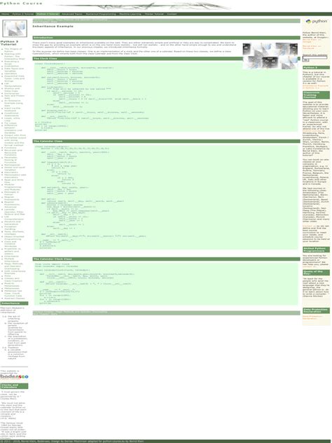 Python Tutorial Inheritance Example Pdf Python Programming Language Class Computer