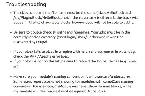 8 Programmatically Added Block Doesnt Appear In Block Admin Page Drupal Answers