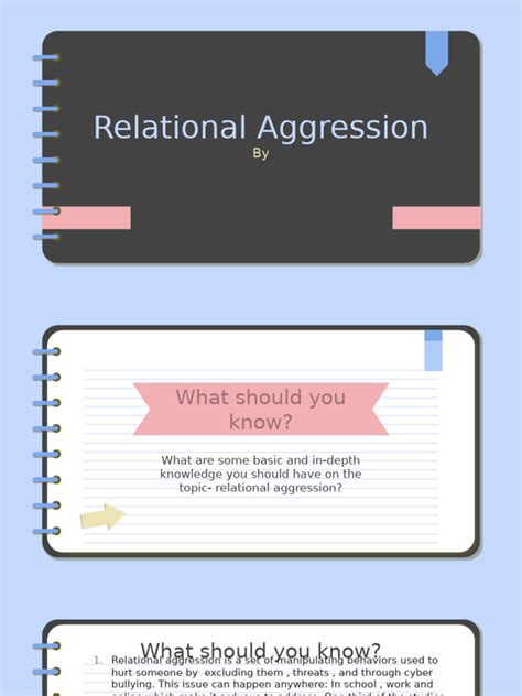 Relational Aggression Pdf