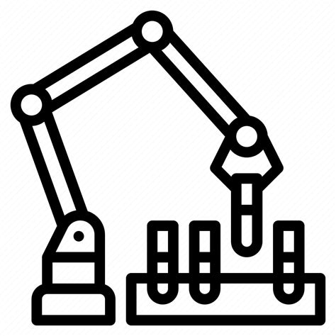 Ai Arm Laboratory Robot Test Icon Download On Iconfinder