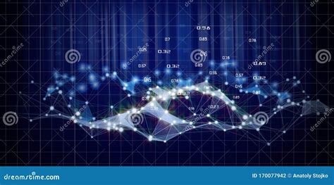 Abstract Modern Polygonal Concept Of Decision Making Analysis Big Data