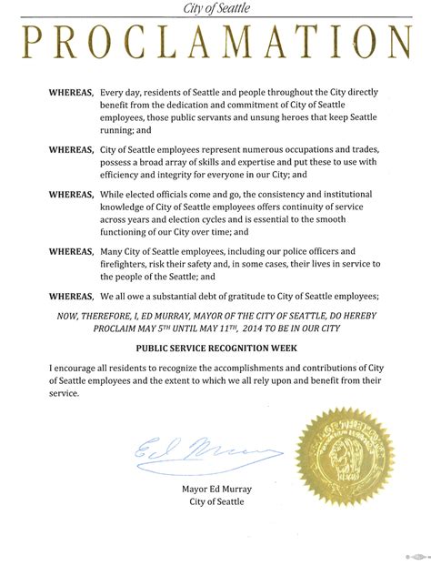 Proclamation Templates Proclamations Archives Mayor Murray Williamson