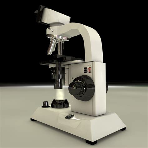 Microscope 3d Model Microscope 3d Model