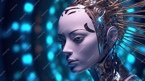 Artificial Intelligence Robot Aesthetic Desktop Wallpaper 8k