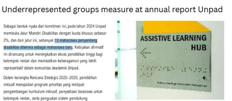 Tracking And Supporting Access For Underrepresented Groups At