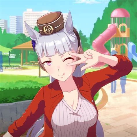 🤍 Gold Ship Uma Musume Pfp Golshi Icon Karakterdesign Kunst Opslag
