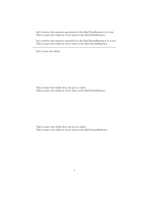 Text Cross Referencing With Sentences Is There Any Way For The Latex