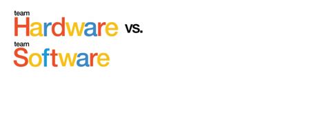Coding Story Time Hardware Vs Software
