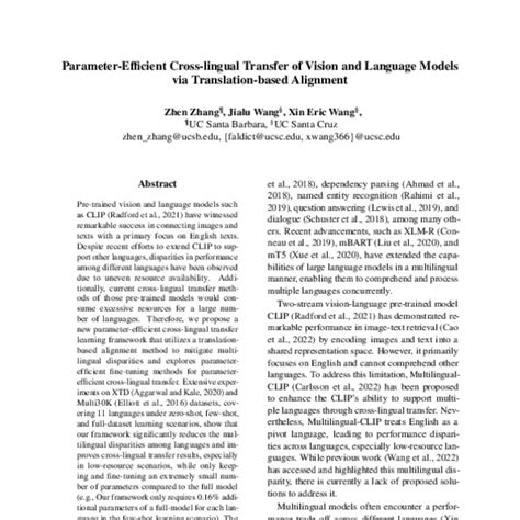 parameter efficient cross lingual transfer of vision and language models via translation based