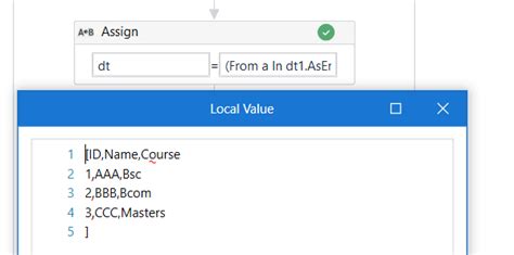 Join Two Tables With C Linq Activities Uipath Community Forum
