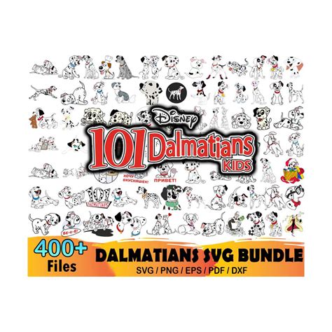 400 101 Dalmatians Svg Bundle Disney Svg Dalmatians Svg Inspire Uplift