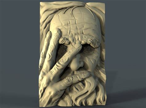 3d Stl Model For Cnc Router Engraver Carving Machine Relief Etsy