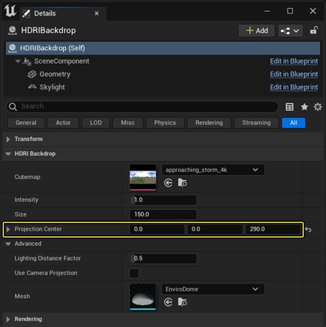 HDRI Backdrop Visualization Tool In Unreal Engine Unreal Engine Documentation Epic